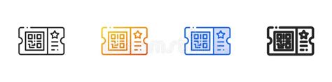 Access Iconthin Linear Gradient Blue Stroke And Bold Style Design