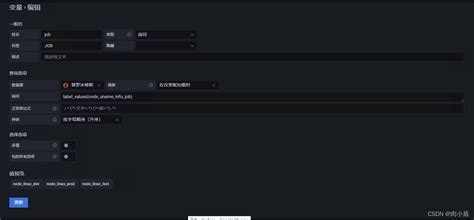 Grafana自定义变量使用笔记grafana 自定义变量 Csdn博客