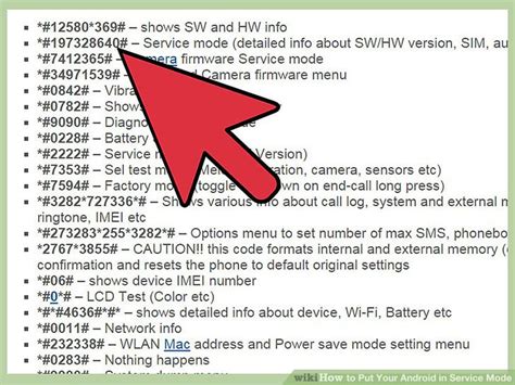 How To Put Your Android In Service Mode 7 Steps With Pictures