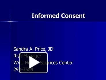 PPT Informed Consent PowerPoint Presentation Free To Download Id 51e3ed ZGNlY