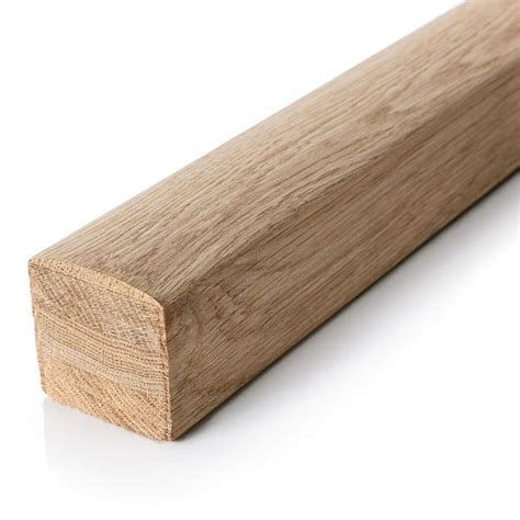 White Oak Icon Handrail Ungrooved For Glass Brackets