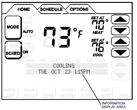 Lennox Cs7000 Touch Screen Programmable Thermostat User Guide
