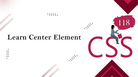 Learn Css Advanced In Arabic 2023 118 Center Element Youtube