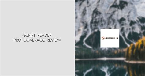 Script Reader Pro Review 2025 Services And Benefits