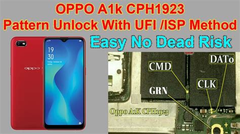 Oppo A1k Isp Pinout Emmc Pinout For Remove Pattern Frp Lock Images