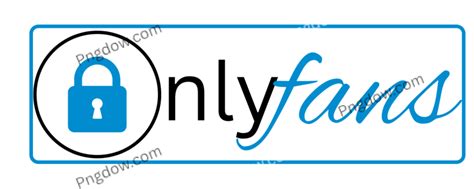 Logo For Fans With Lock On Blue Background Only Fans Logo Png Photo