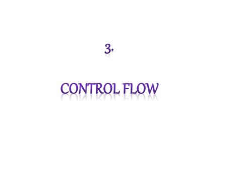 Control Flow In Cpptx