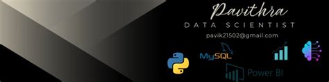 Pavithra K Aspiring Data Scientist Skilled In Pythonsql Ma Chine
