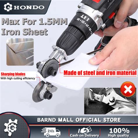 Electric Drill Plate Cutter Metal Sheet Cutter Free Cutting Tool Nibbler Sheet Metal Cut Plate