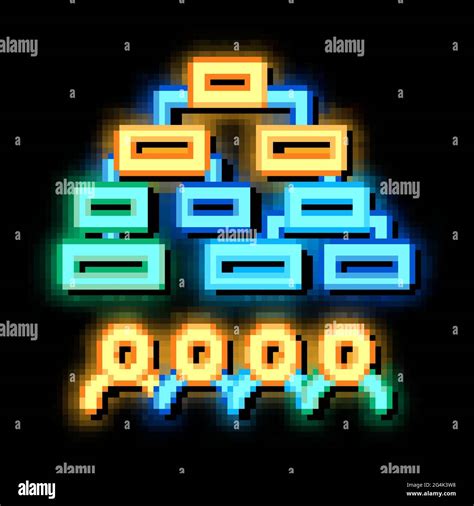 Multi Pass Algorithm Neon Glow Icon Illustration Stock Vector Image And Art Alamy