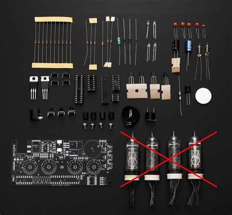 In 8 Nixie Tube Clock Kit 4 Tube Nixiediy