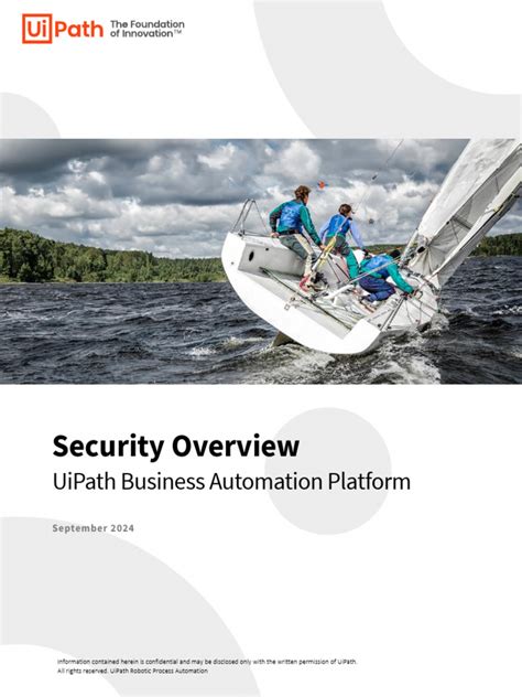Uipath Security Whitepaper 2025 Pdf Information Security Security