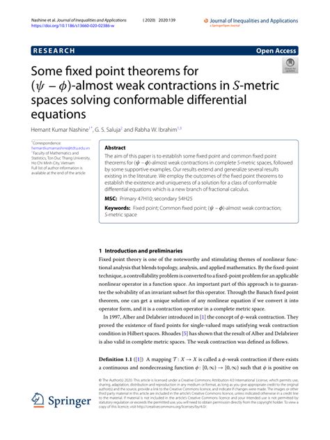 Pdf Some Fixed Point Theorems For Psi Phi Almost Weak