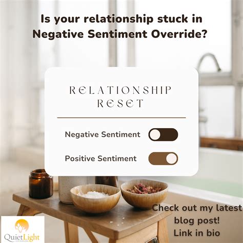 Negative Sentiment Override A Hidden Barrier To A Healthy Marriage