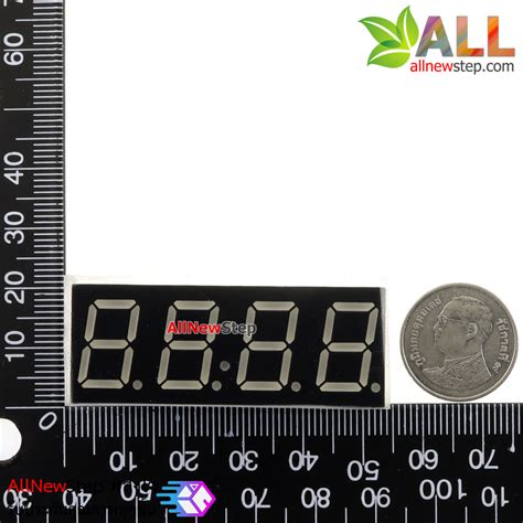7 Segment 056 นิ้ว 4 Digit Clock Red ไฟ 7 Segment 056 4 หลักพร้อมจุด