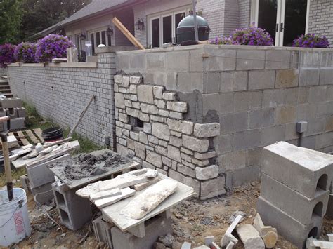 Masons Concrete And Roasted Veggies With Pesto Cinder Block Garden Cinder Block Walls