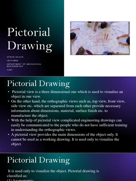 Pictorial Drawing Pdf Euclidean Geometry Visual Journalism
