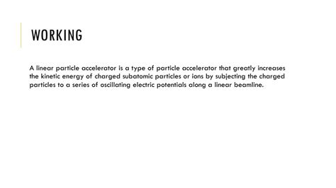 Presentation On Particle Accelerators Powerpoint Slides