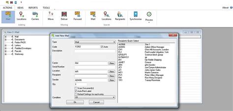 Mailroom Parcel Tracking And Pod System