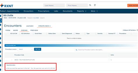 Procedure Code Questions RXNT Help Center