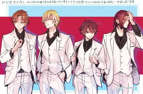 Safebooru 4boys Alternate Costume Ayanokouji Kiyotaka Black Necktie