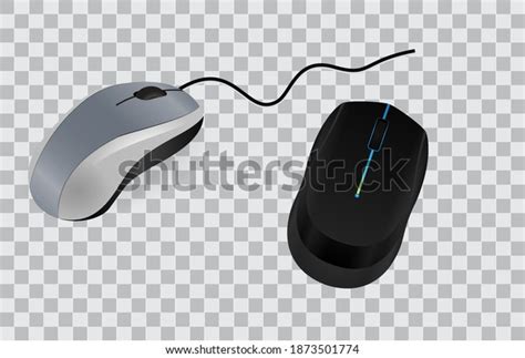 Set Computer Mouse Realistic Mouse Scroll Stock Vector Royalty Free 1873501774 Shutterstock