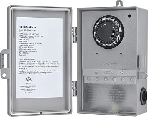 Dewenwils Outdoor Pool Pump Digital Timer Box 7 Day 20 47 Off