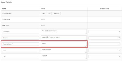 Mapping Fields Help Center Whatconverts