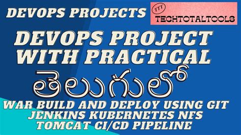 Gitjenkinskubernetesnfstomcat Cicd Pipeline Script In Telugu Devops Projects