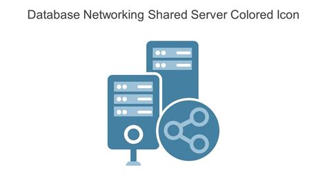 Database Networking Shared Server Colored Icon In Powerpoint Pptx Png