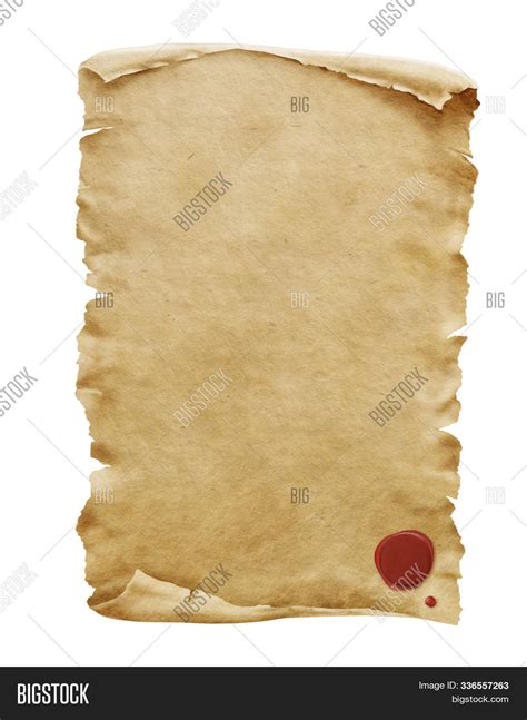 Red Wax Seal On Old Image Photo Free Trial Bigstock