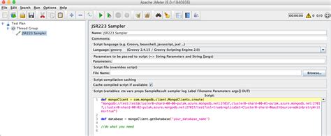 Mongodb Connection With Jmeter Azure Mognodb Stack Overflow