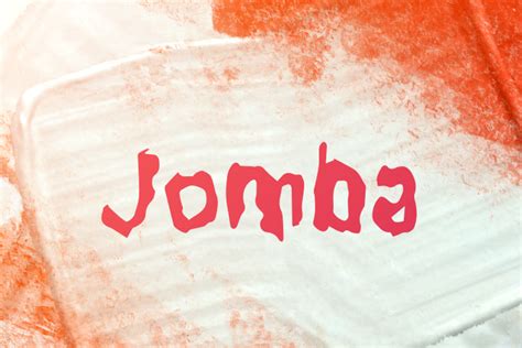 Jomba Font Wepfont