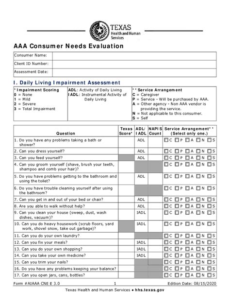 Client Assessment Record Fill Online Printable Fillable Blank