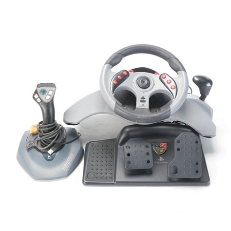 Playstation Mad City 2 Race Car Console With Logitech Wingman