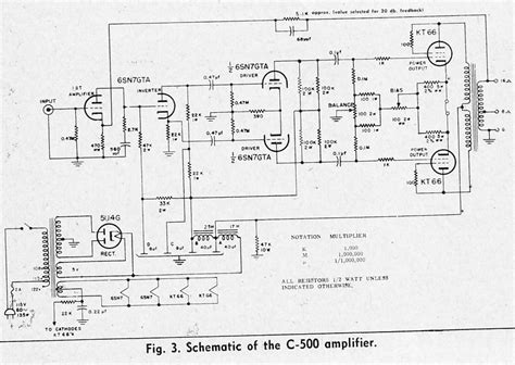 6550 Amplifier Schematic