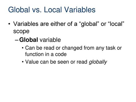 variables and functions ppt download