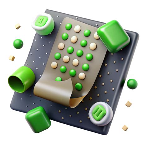 Impressive Minimalist Binary Code Matrix With Green Highlights Cutout Authentic 60675690 Png