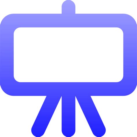 Showcase Generic Gradient Outline Icon