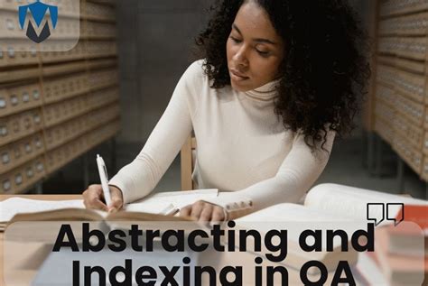 Importance Of Indexing And Abstracting For A Research Article