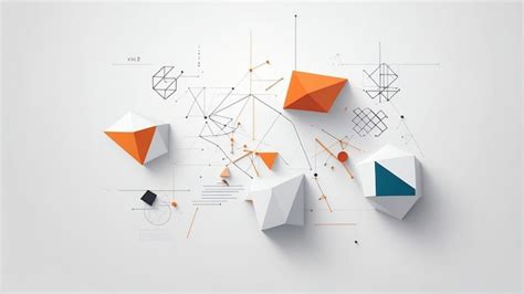 Abstract Mathematics Background Design Premium Ai Generated Image