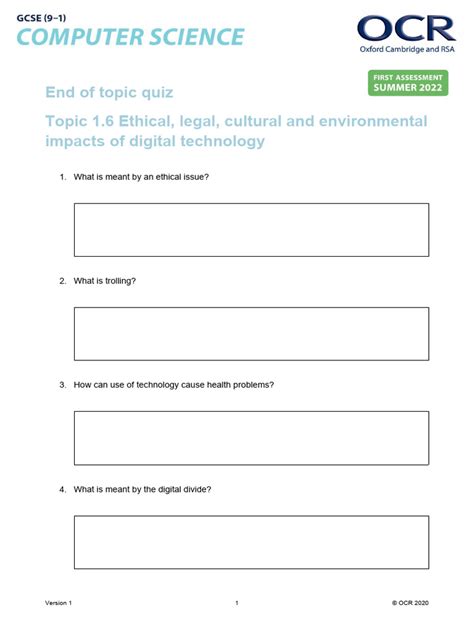 16 Ethical Legal Cultural And Environmental Impacts Of Digital