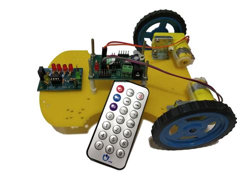 Wireless Ir Remote Controlled Non Programmable Robotic Diy Kit Embeddinator