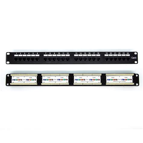 24 Port CAT 6 110 Type Patch Panel Rackmount American Teledata Store