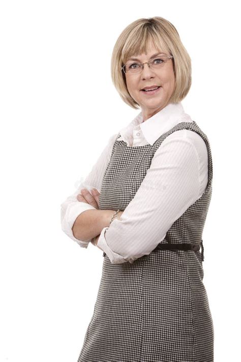 Reife Blonde Frau Stockfoto Bild Von Frau Mittlere