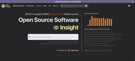 Open Source Software Insight Amazing Service That Allows To Analyze Developers And Repositories