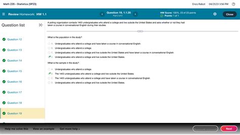 Hw 11 Q19 Chapter 11 Question 19 Review Homework Hw 1 Question