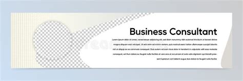 Modern Abstract Linkedin Banner Template Stock Vector Illustration Of