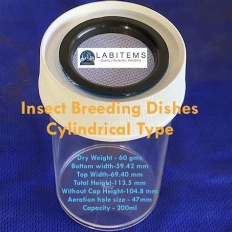 Entowiz Insect Breeding Dishes Li Ir 127 Circular Container At Rs 245piece Bioassay Cum