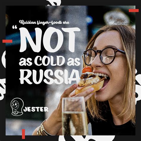 Jester A Russian Finger Food Company Branding Behance